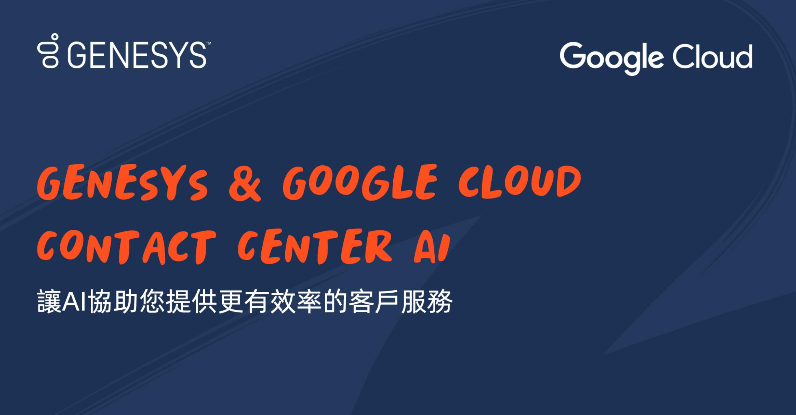 Genesys讓AI幫助您提供更有效的客戶服務