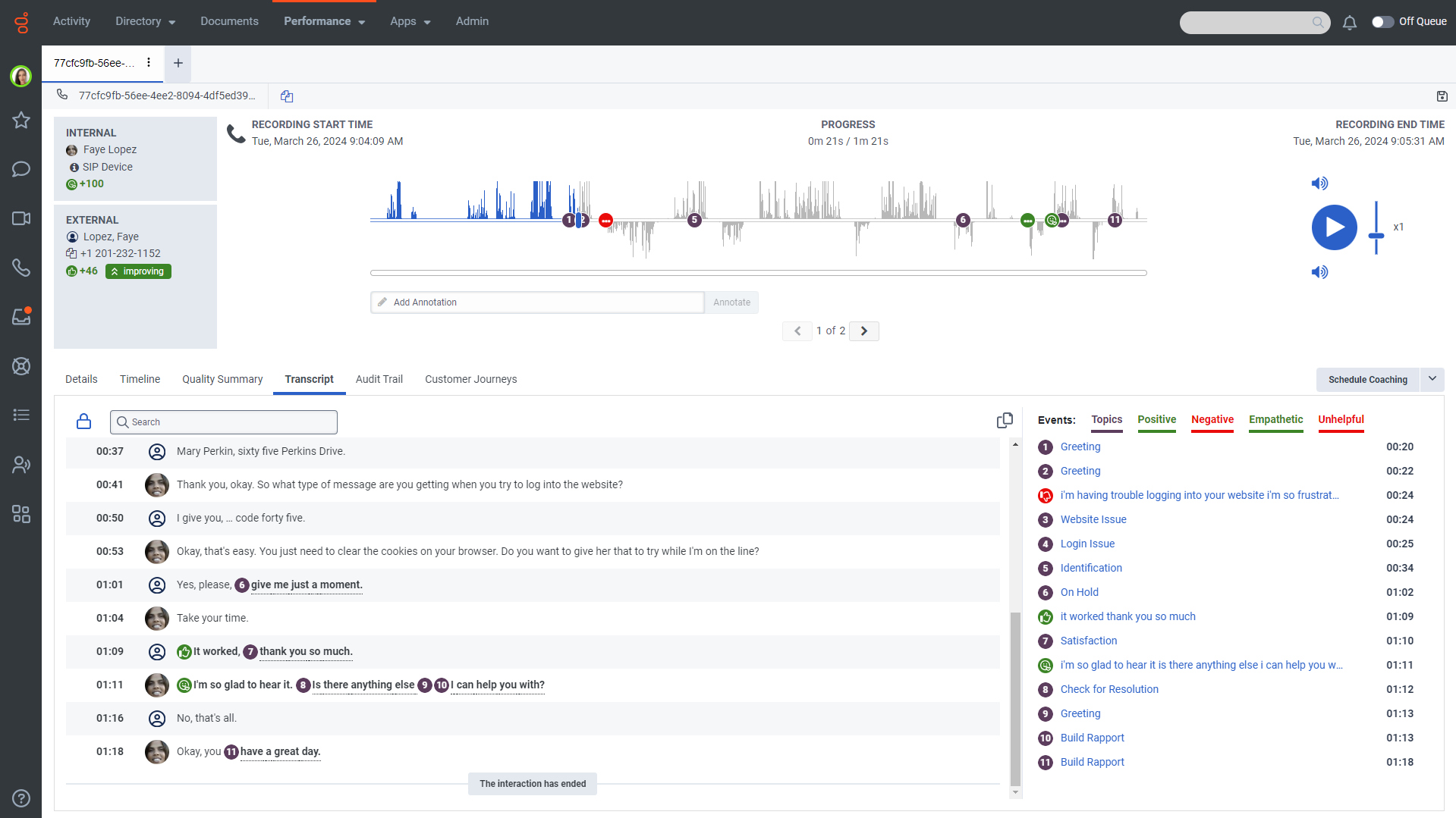 Speech and Text Analytics Capabilities | Genesys