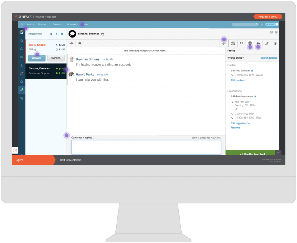 開啟 Genesys Cloud CX平台