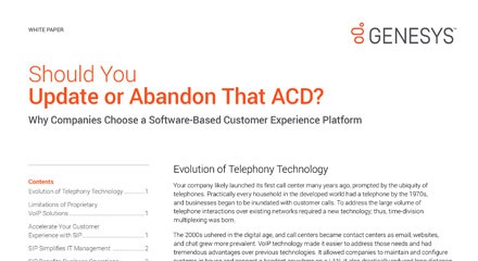 Automatic call distribution (ACD) | Genesys
