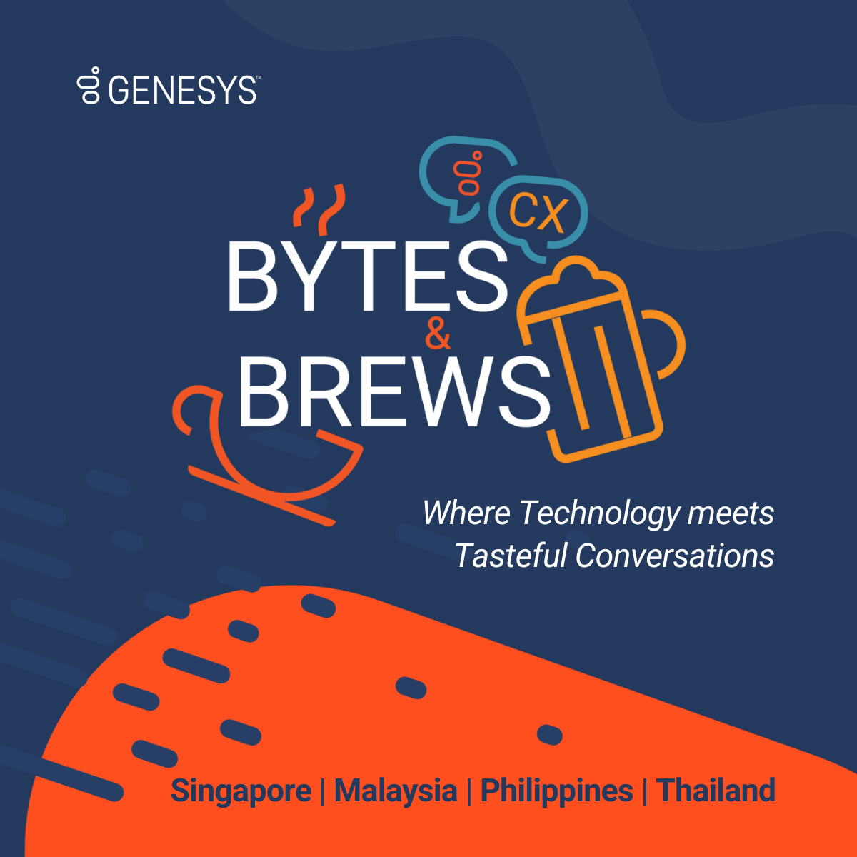 Genesys Bytes & Brews Asia - Where Technology Meets Tasteful Conversations
