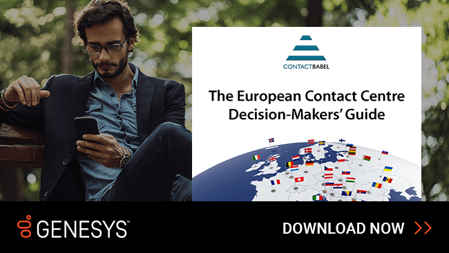 The European Contact Centre Decision Makers' Guide | Genesys