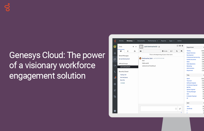 Genesys Cloud: The power of a visionary workforce engagement solution ...