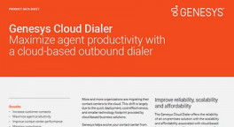 Genesys Cloud Dialer | Genesys