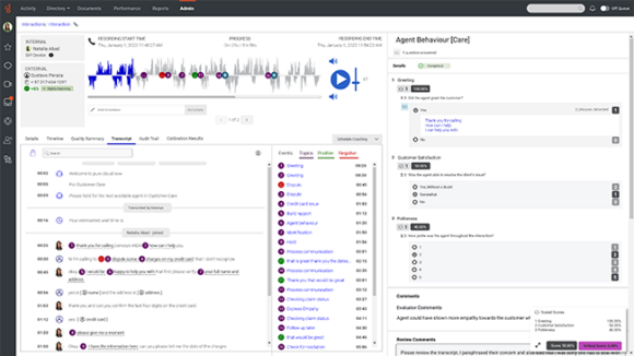 Quality assurance and monitoring capabilities | Genesys